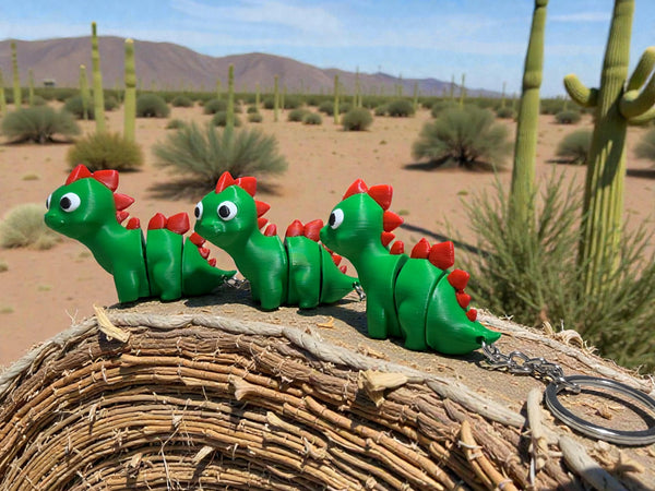 Namii - Portachiavi - Stegosauro – 3D Made